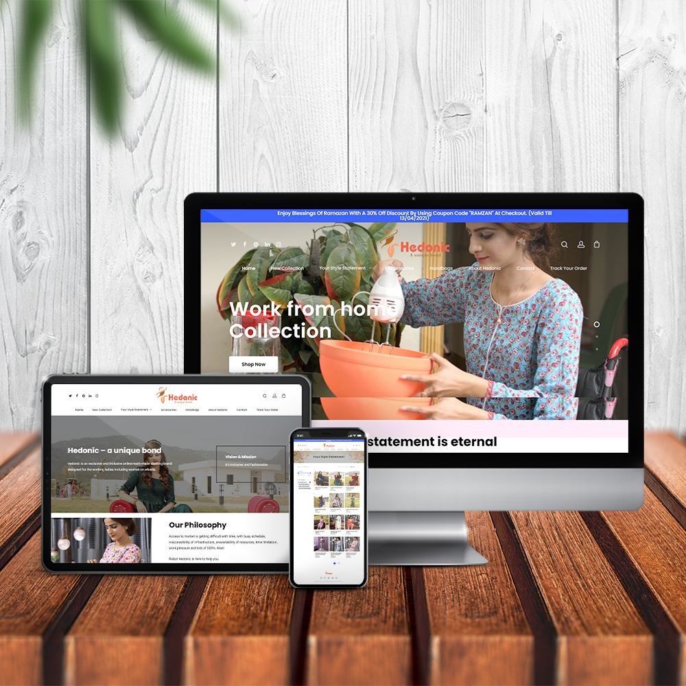 hedonic.com.pk | Ideatech Software House